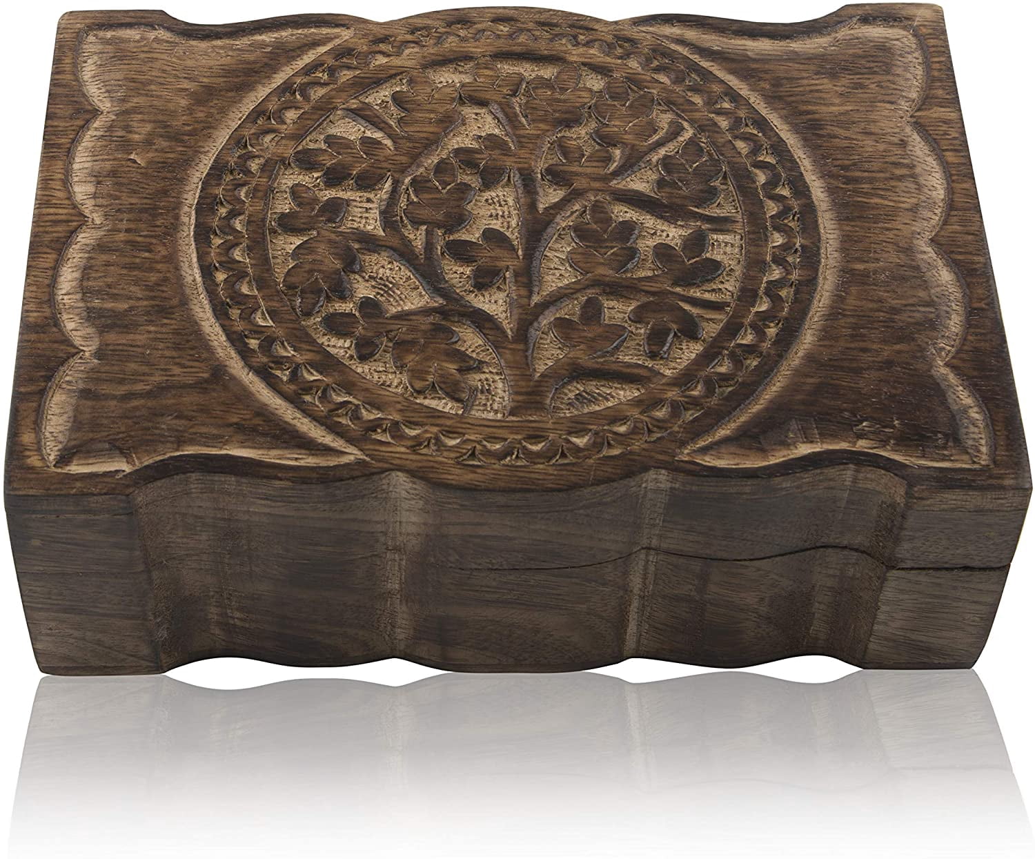 Great Birthday Gift Handmade Decorative Wooden Jewelry Box Tree Of Life ...