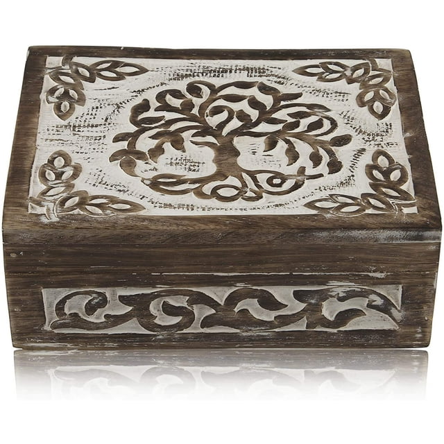 Keepsake Box Great Birthday Gift Handmade Decorative Wooden Jewelry Box ...