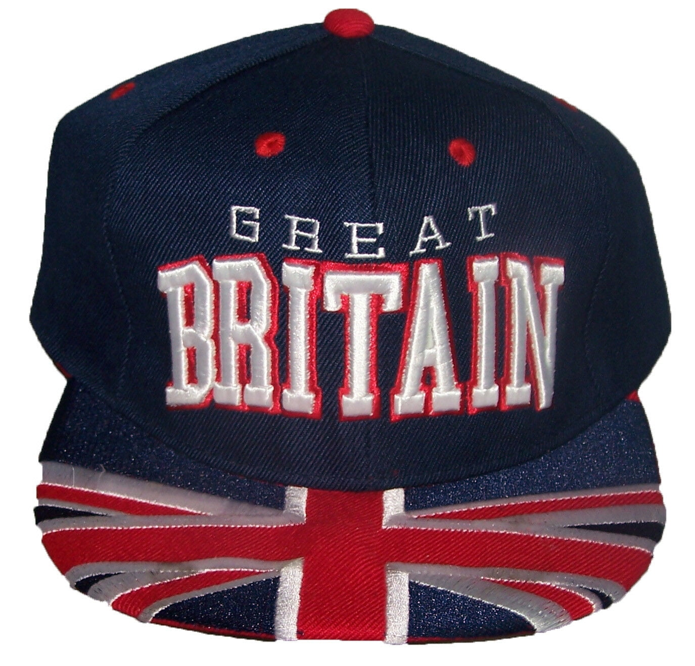 Great Britain Baseball Cap Hat Digitally Embroidered Uni-Sex -- FREE ...