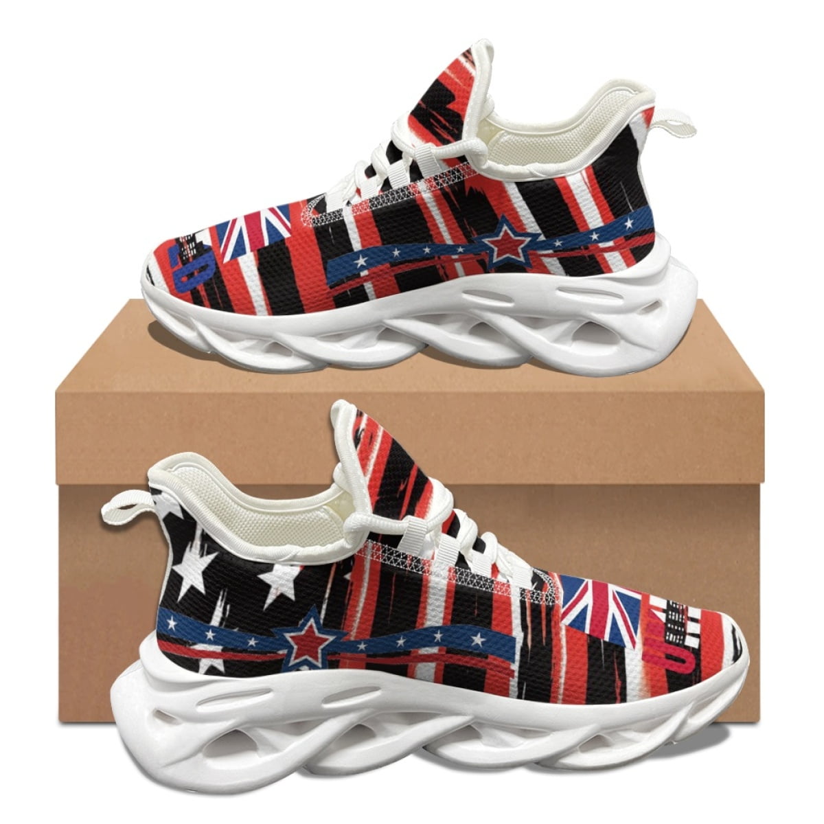Great Britain Country Flag Pattern Woman Wear-Resistant Lightweight ...