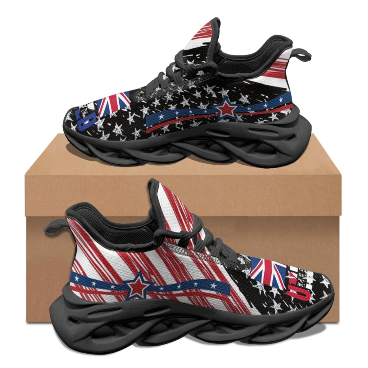 Great Britain Country Flag Pattern Woman Wear-Resistant Lightweight ...