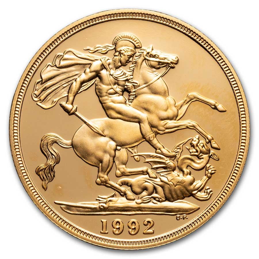 Great Britain Gold £2/Double Sovereign BU/Prf (Random) - Walmart.com