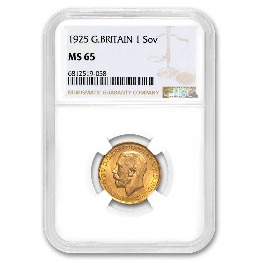 Great Britain Gold Sovereign Coins MS-65 PCGS/NGC (Random Year ...