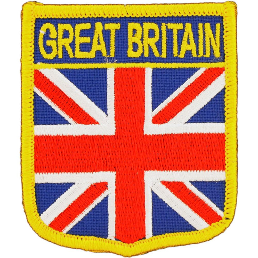 Great Britain Shield Patch 2 1/2" x 3" - Walmart.com
