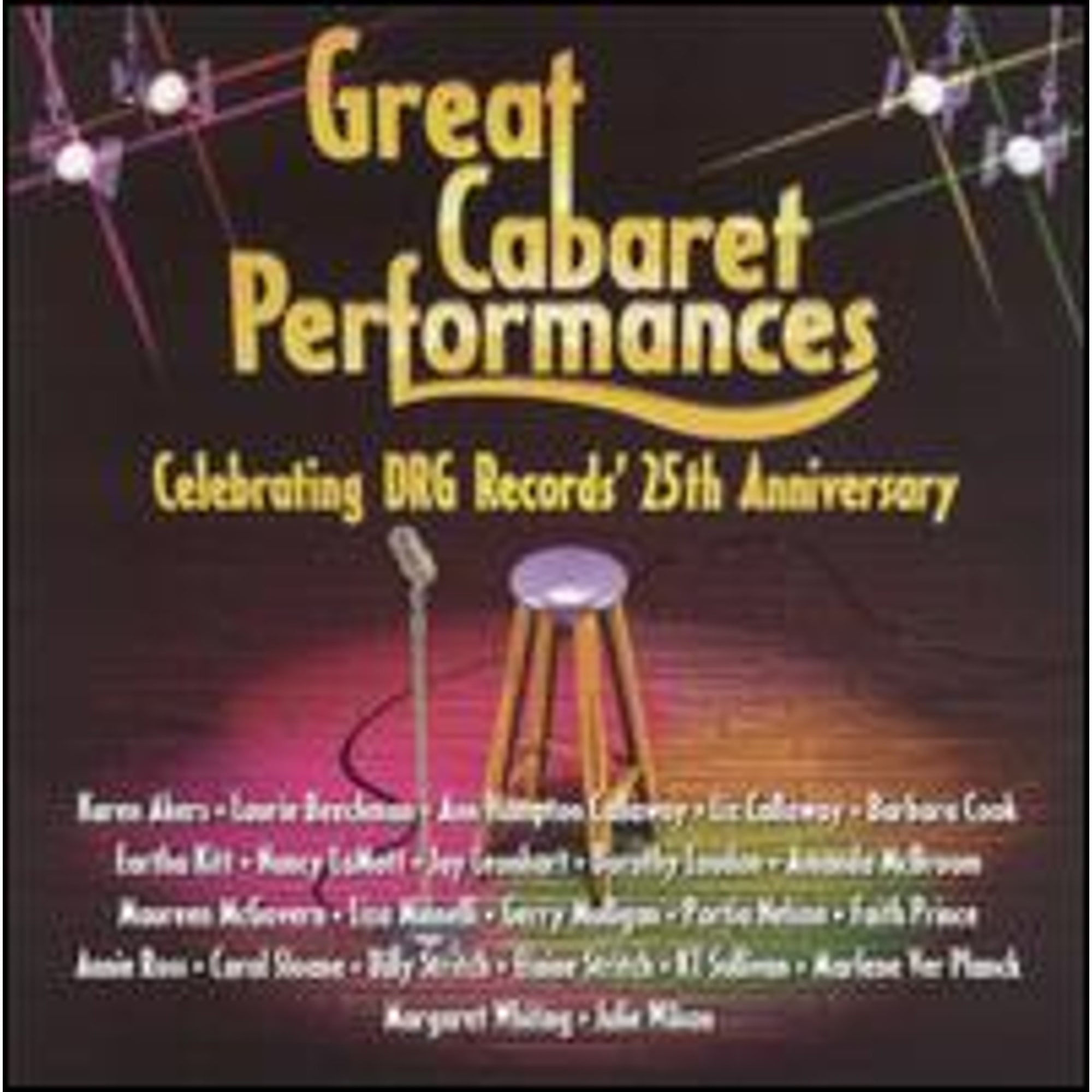 Pre-Owned Great Cabaret Performances - Walmart.com