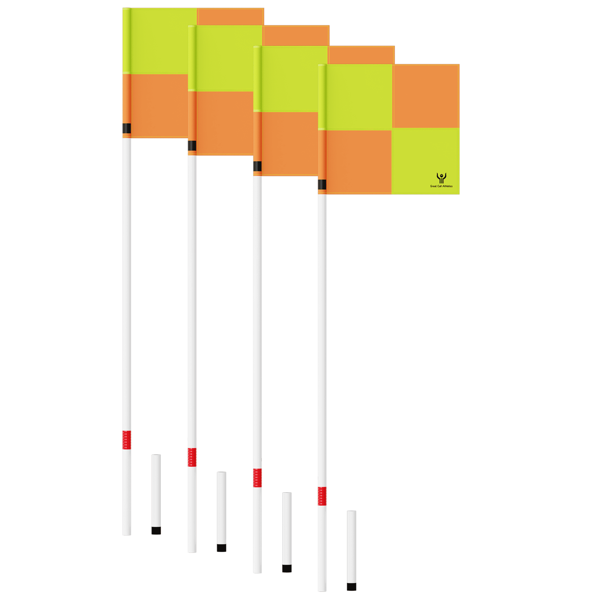 Great Call Athletics Spring Soccer Pro Field Corner Flag Set of 4 ...