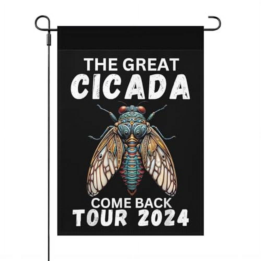 Great Cicada Comeback 2024 Insect Invasion Cicada Lover Outdoor Flags ...