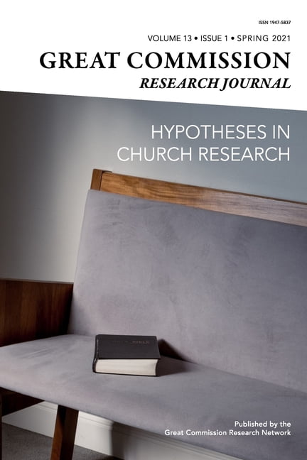 Great Commission Research Journal: Great Commission Research Journal ...