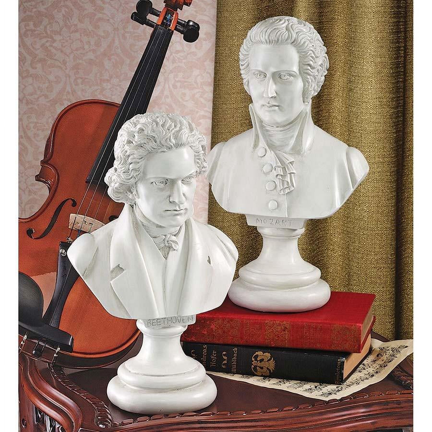 Great Composer Collection Musical Mozart And Beethoven Bust Statue ...
