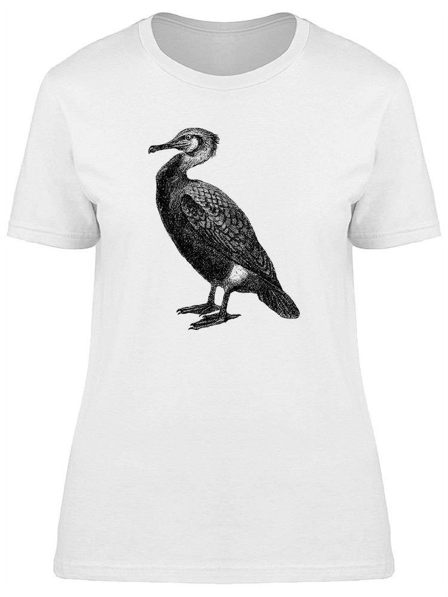 Great Cormorant T-Shirt Women -Image by Shutterstock, Female Large ...