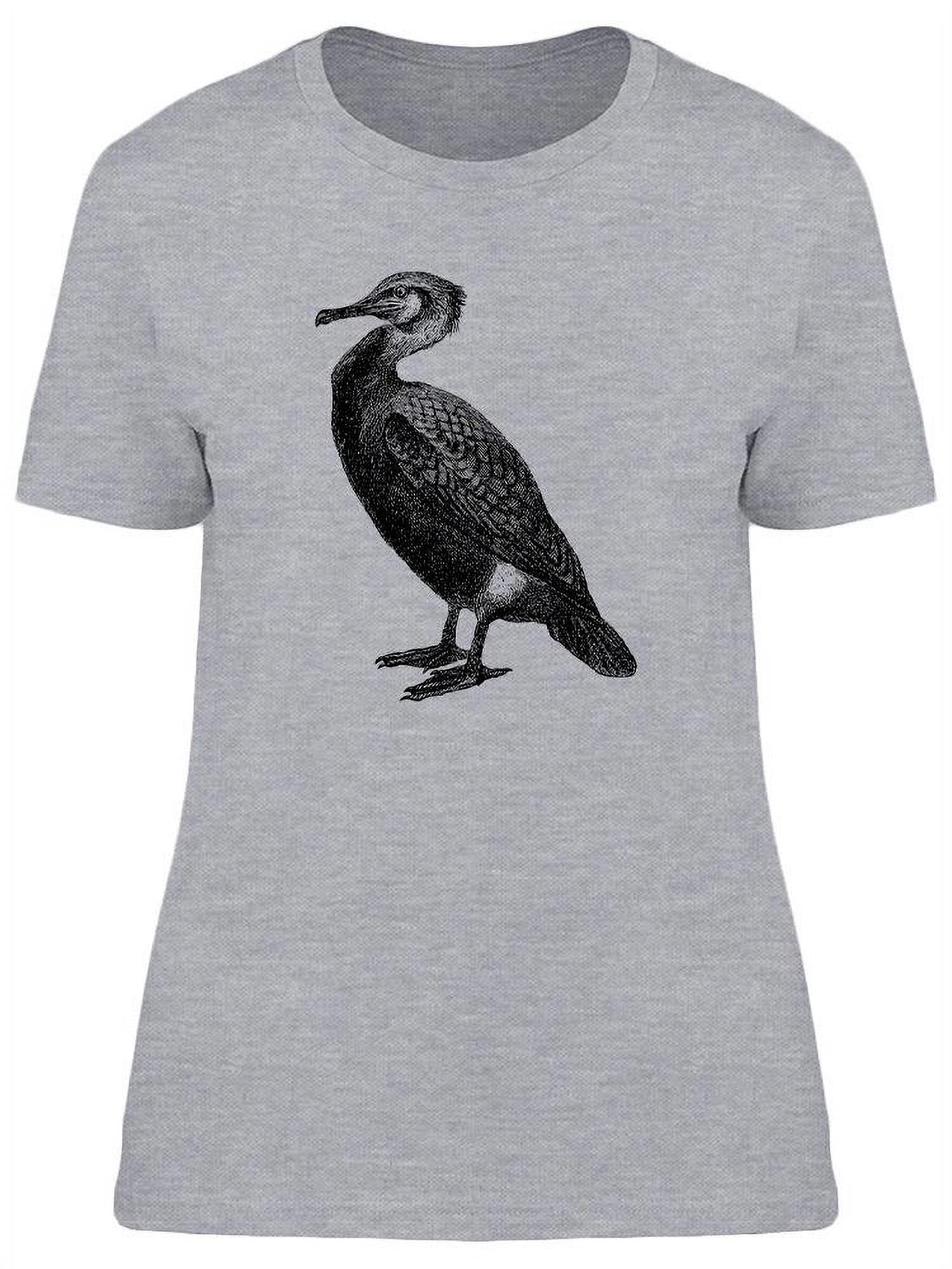 Great Cormorant T-Shirt Women -Image by Shutterstock, Female Small ...