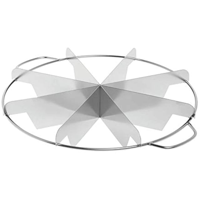 Great Credentials Stainless Steel 8 Slice Pie Cutter with Side Handles ...