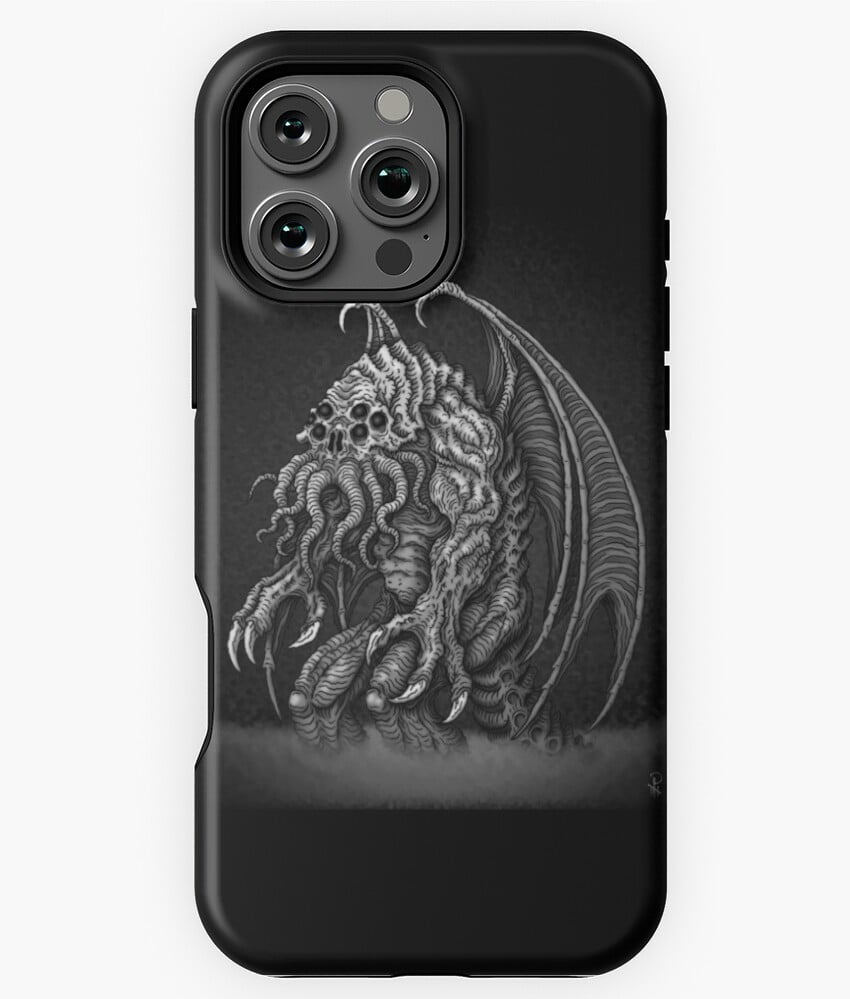 Great Cthulhu Azhmodai Lovecraft Art Phone Case for iPhone 16 15 14 13 ...