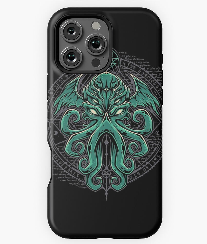Great Cthulhu Lovecraft Old One Phone Case for iPhone 16 15 14 13 12 11 ...