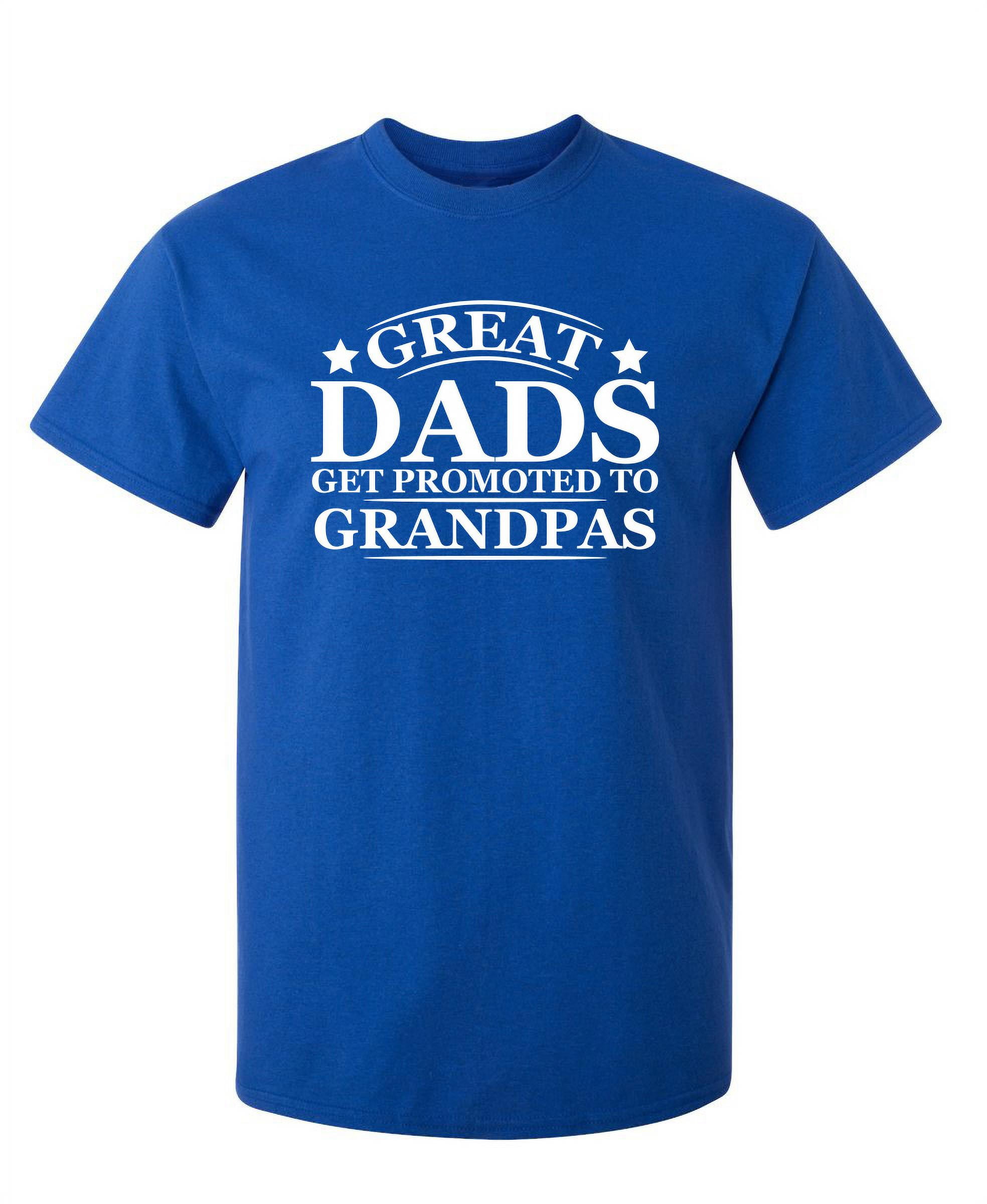 Great Dads Get Promoted To Grandpas Sarcastic Humor Graphic Novelty