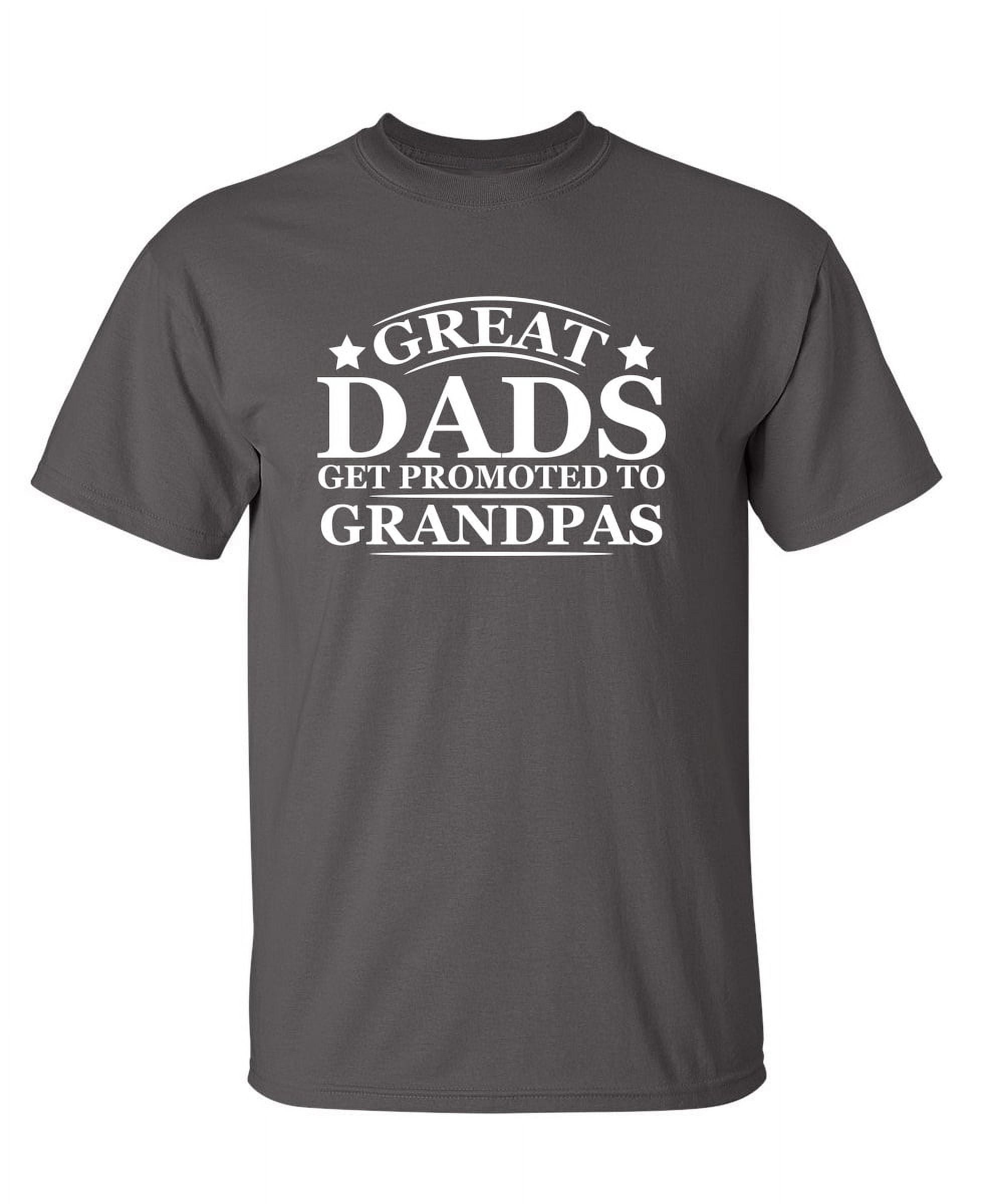Great Dads Get Promoted To Grandpas Sarcastic Humor Graphic Novelty