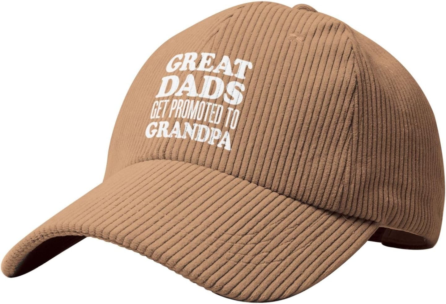 Great Dads Get Promoted to Grandpas Funny Father's Day Baseball Cap ...