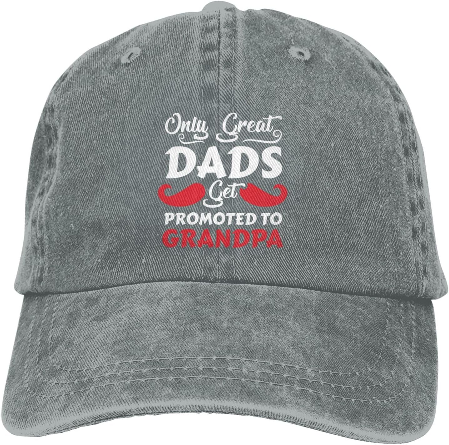 Great Dads Get Promoted to Grandpas Trucker Hat Baseball Cap for Men Or ...