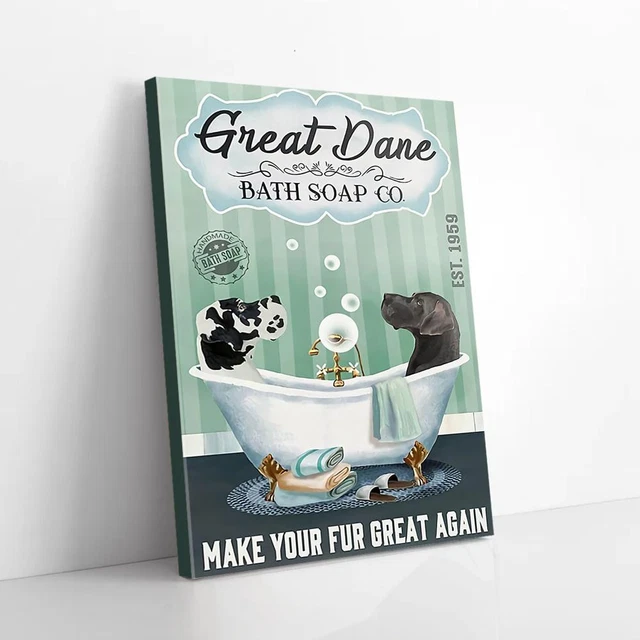 Great Dance Bath Poster, Wall Art NO FRAMED POSTER Home Decor, Vintage ...