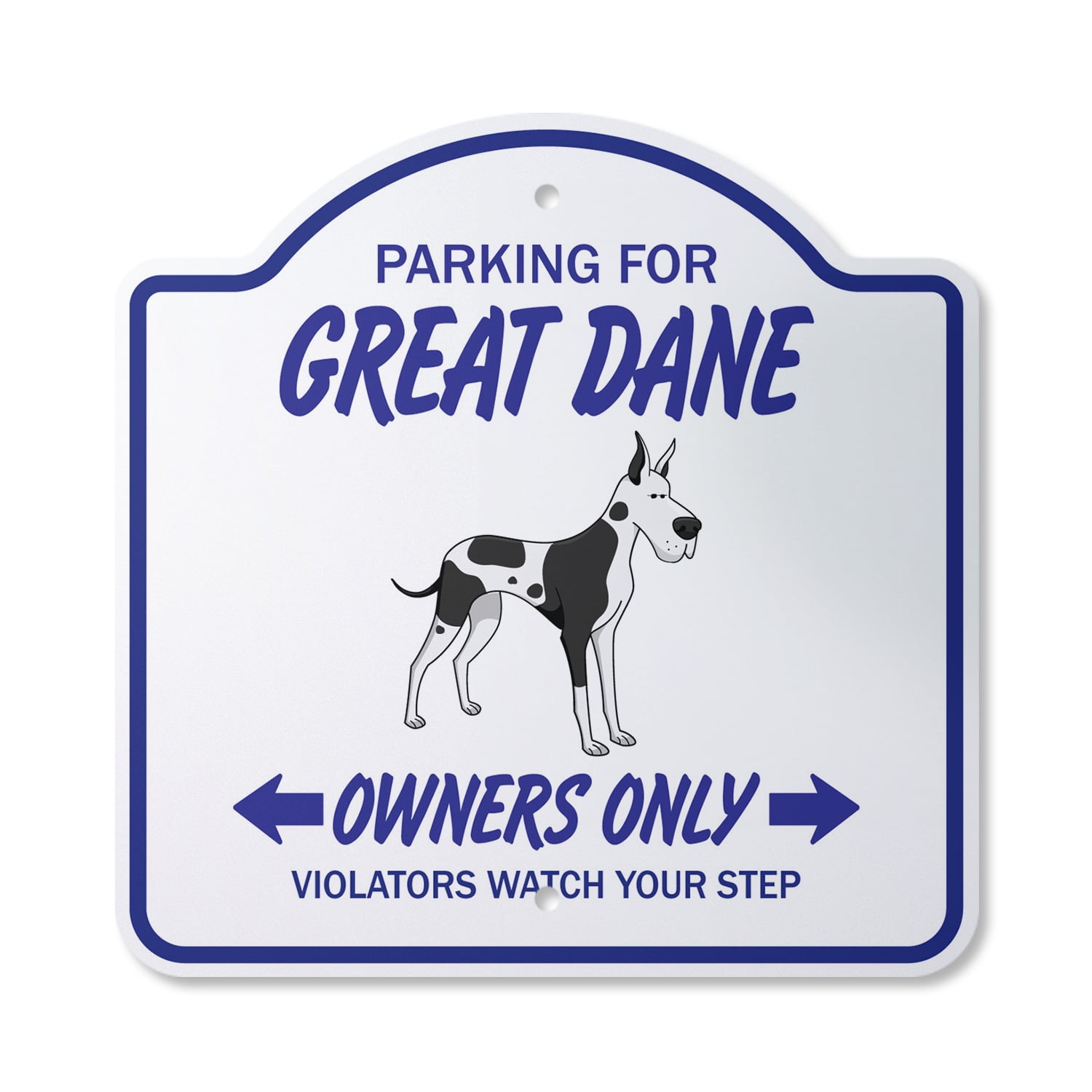 Great Dane 10” x 10” Sign | Indoor/Outdoor Plastic | SignMission ...