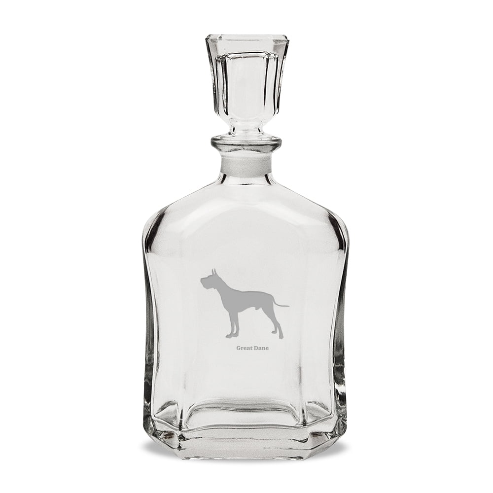 Great Dane 23.75 oz Classic Whiskey Decanter - Walmart Business Supplies