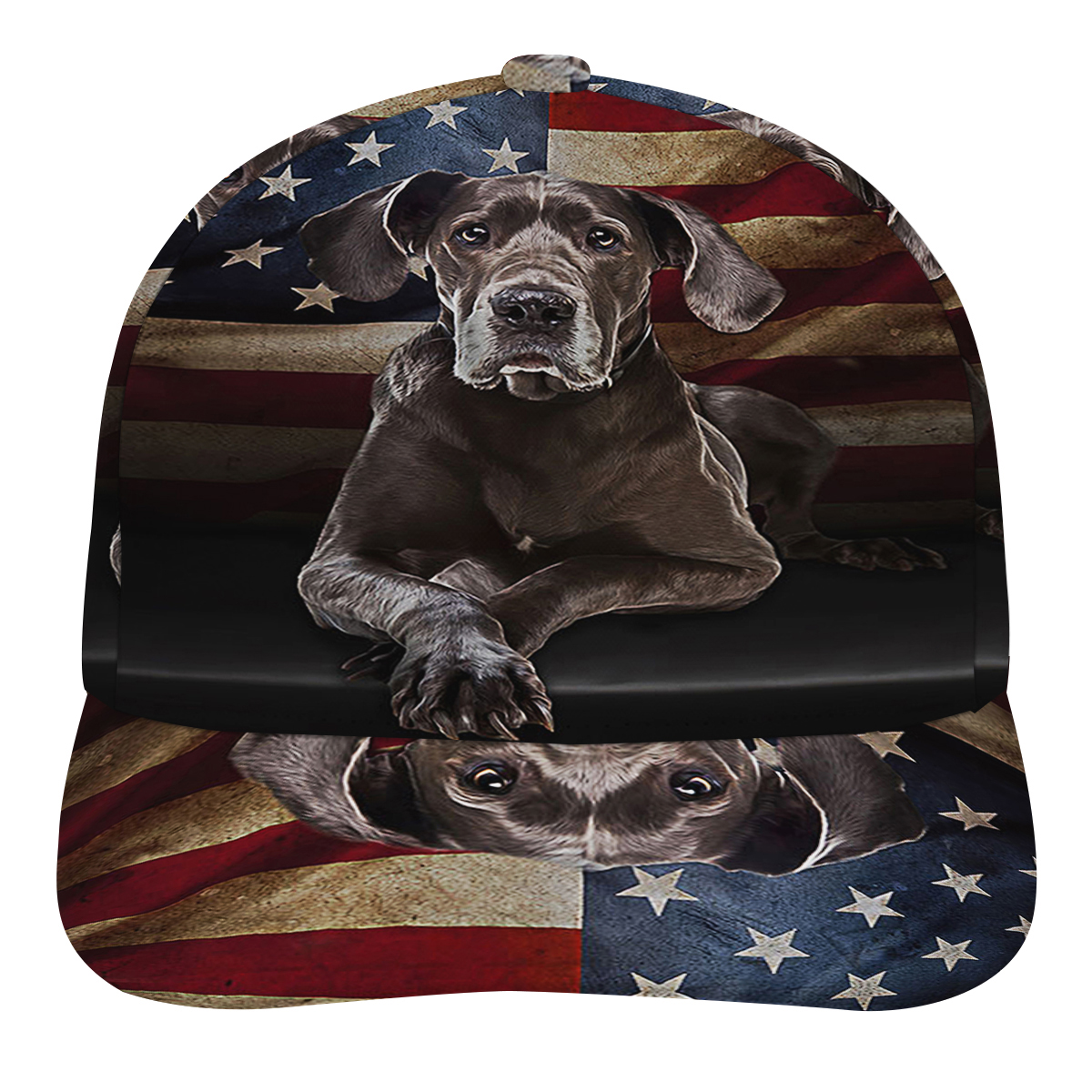 Great Dane American flag baseball cap hat - Walmart.com