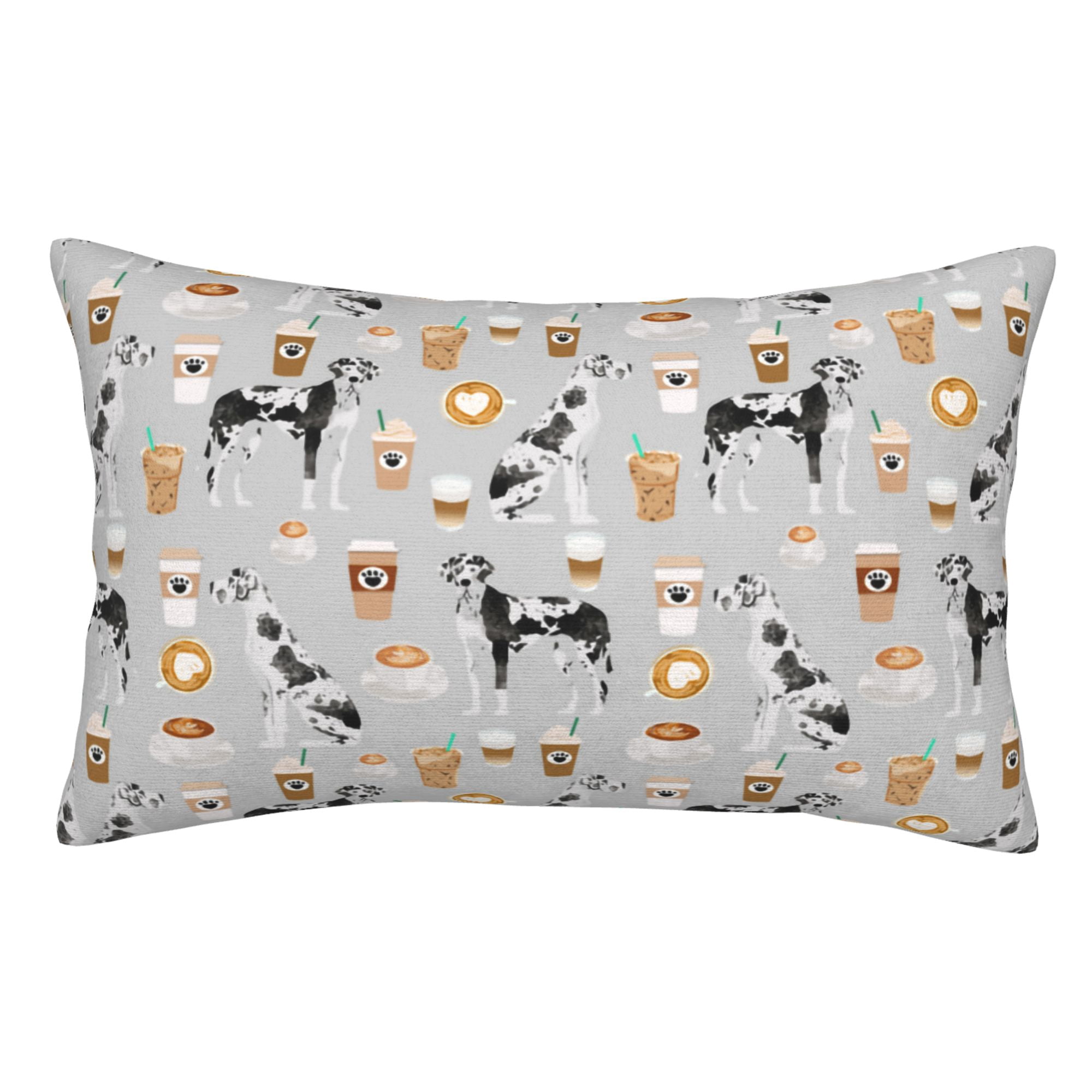 Great Dane Coffee Dog Girls Boys Pillowcases Pillows Covers Cases ...