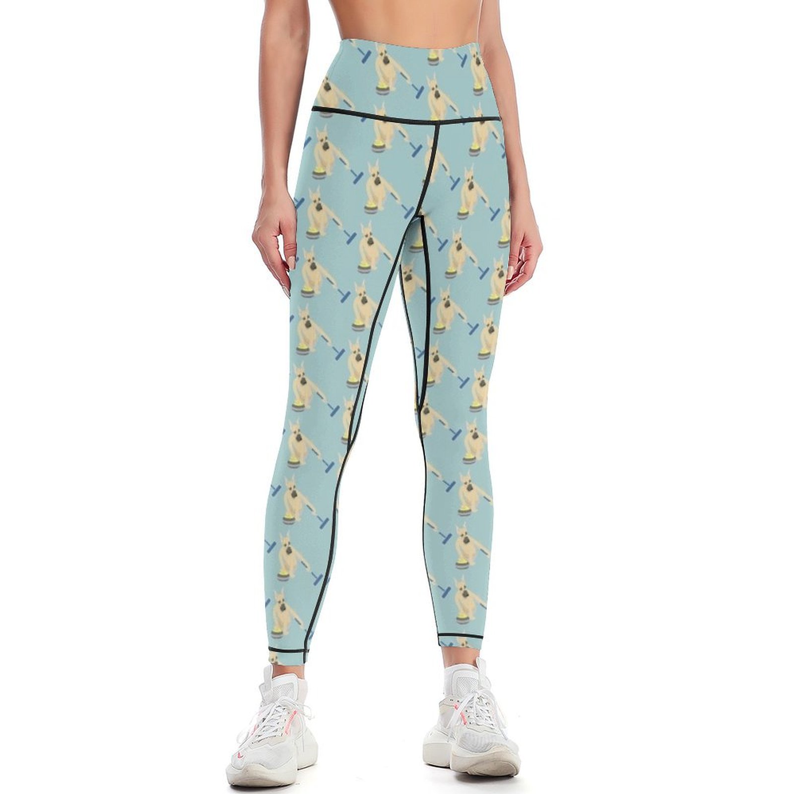 Great Dane Curling Leggings Sports pants for Women's tights gym wear ...
