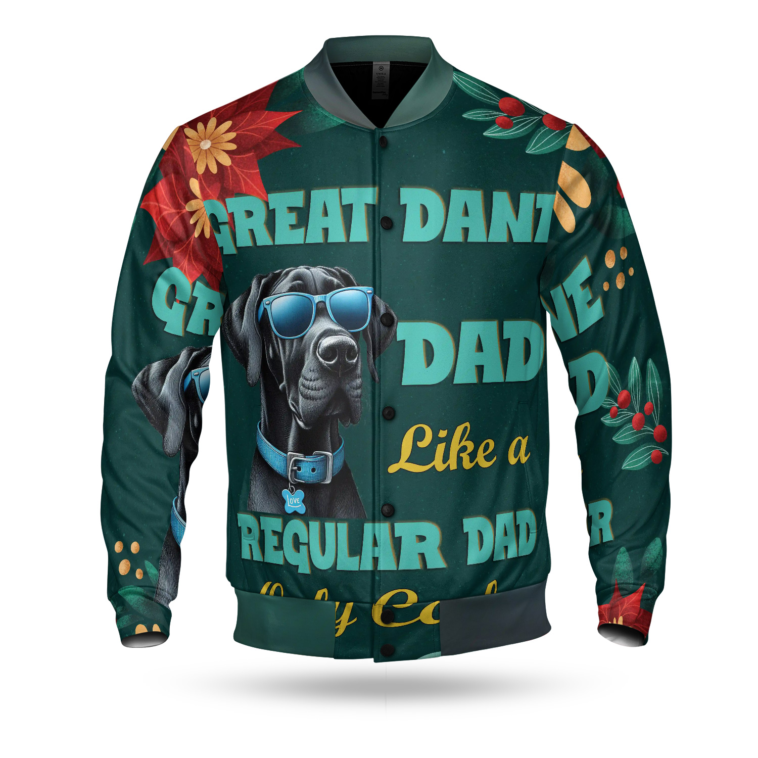 Great Dane Dad Like a Regular Dad Only Cooler Happy Father's Day All ...