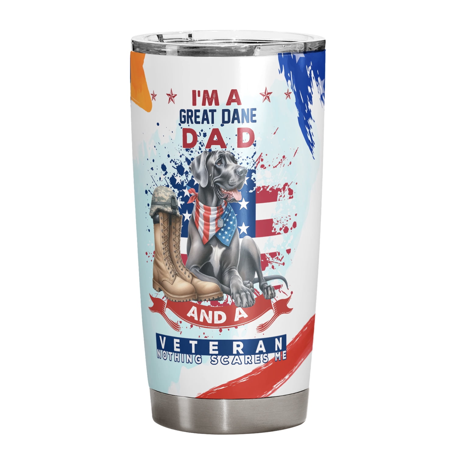 I'm a Great Dane Dad and a Veteran, Nothing Scares me Happy Father's ...