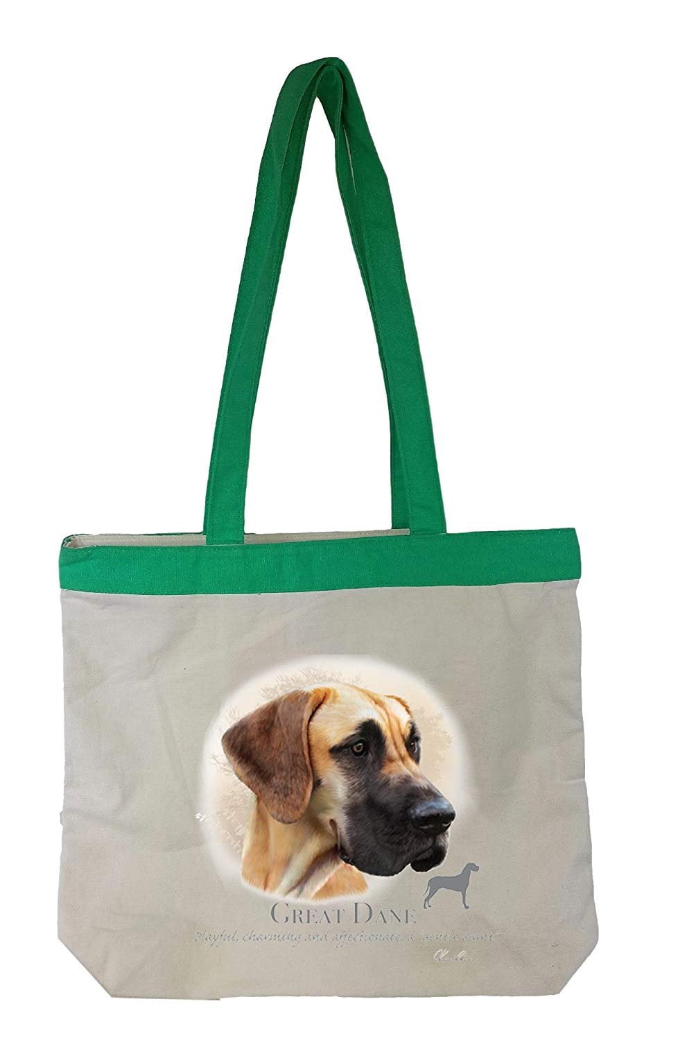 Great Dane Dog Breed Beach Bag or Carry All Shopping Tote Bag Handbag ...