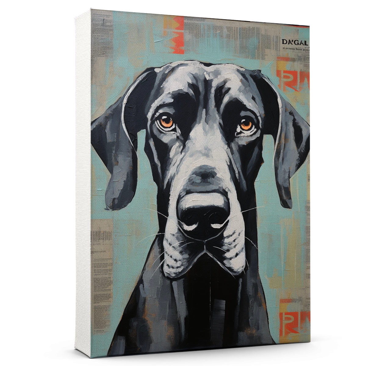 Great Dane Dog Canvas Canvas Prints with Your Photos Wall Art for Home ...
