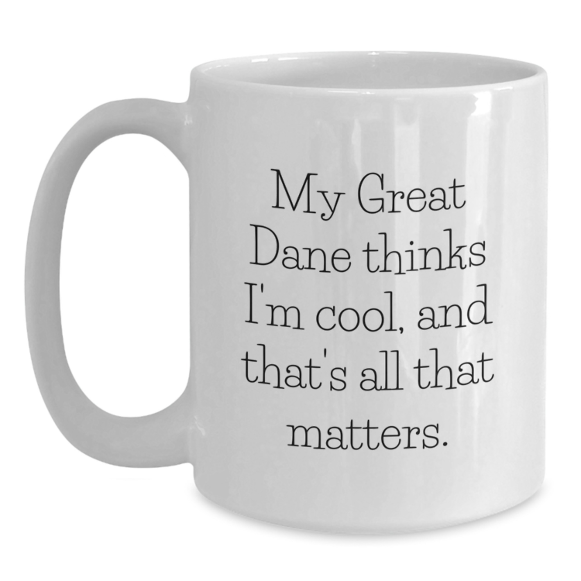 Great Dane Dog Enthusiast Gifts from Friends for Birthday Unique White ...