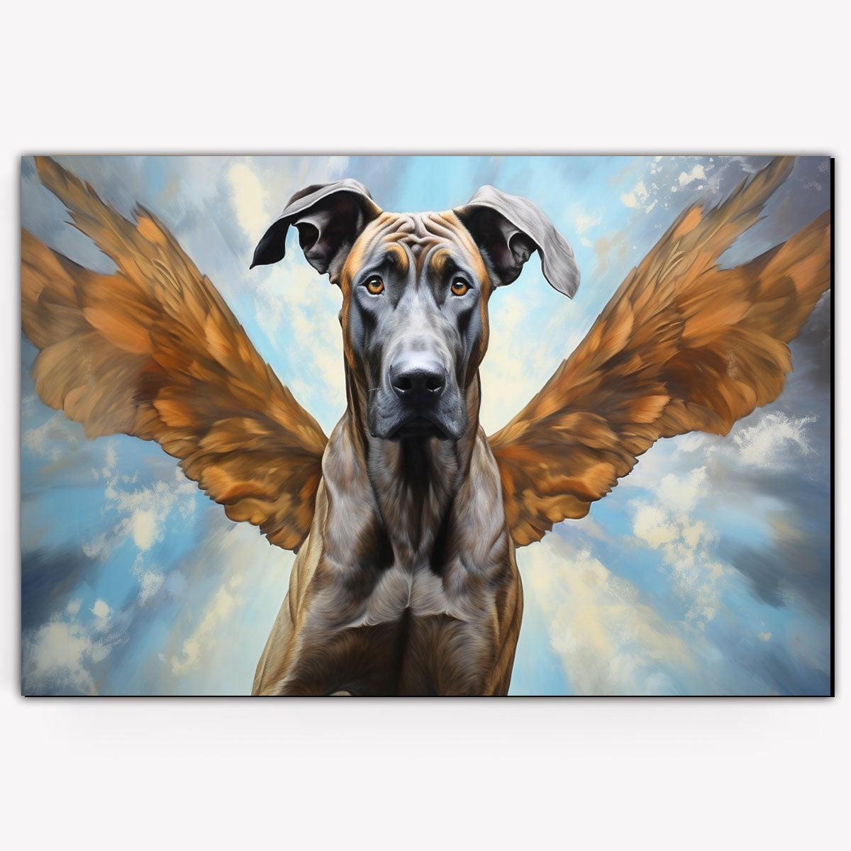 Great Dane Dog Memorial Canvas - Dog Breeds Canvas Poster Loss of Dog ...