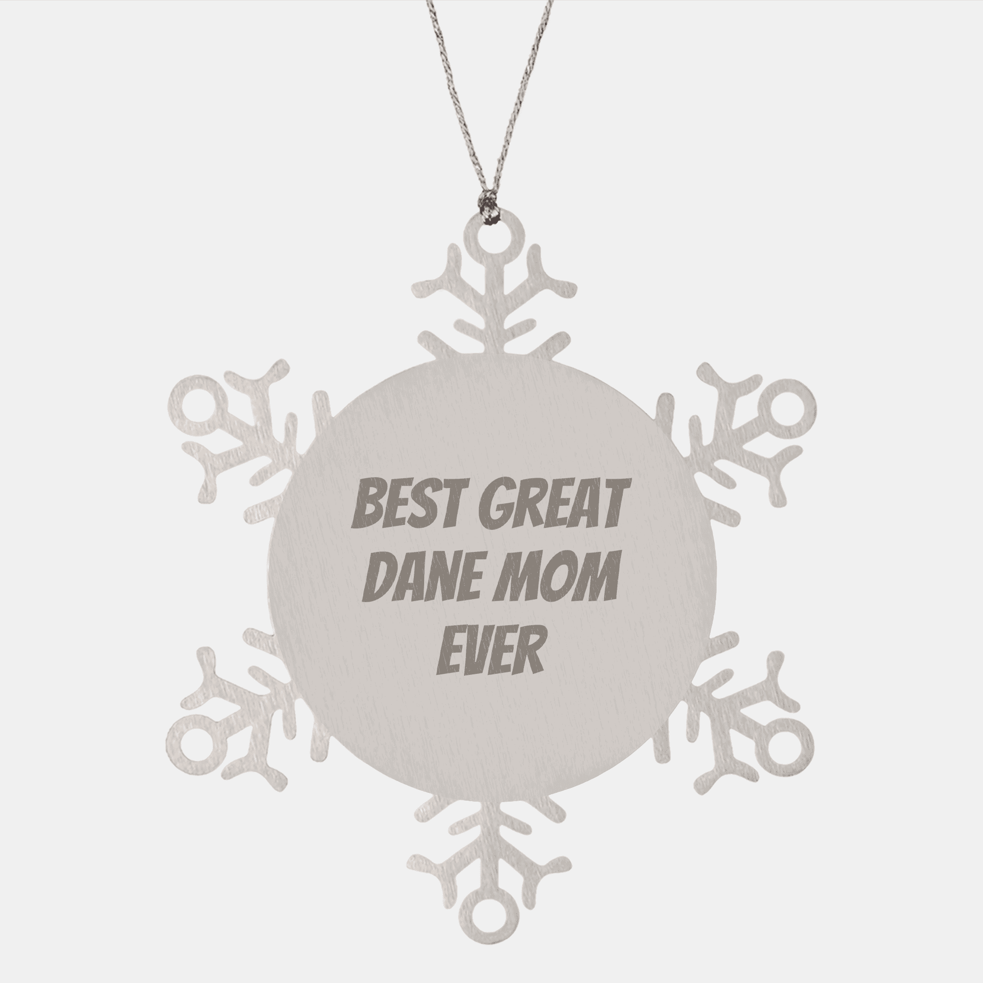 Great Dane Dog Mom Snowflake Ornaments Gifts from Friends, Family, and ...