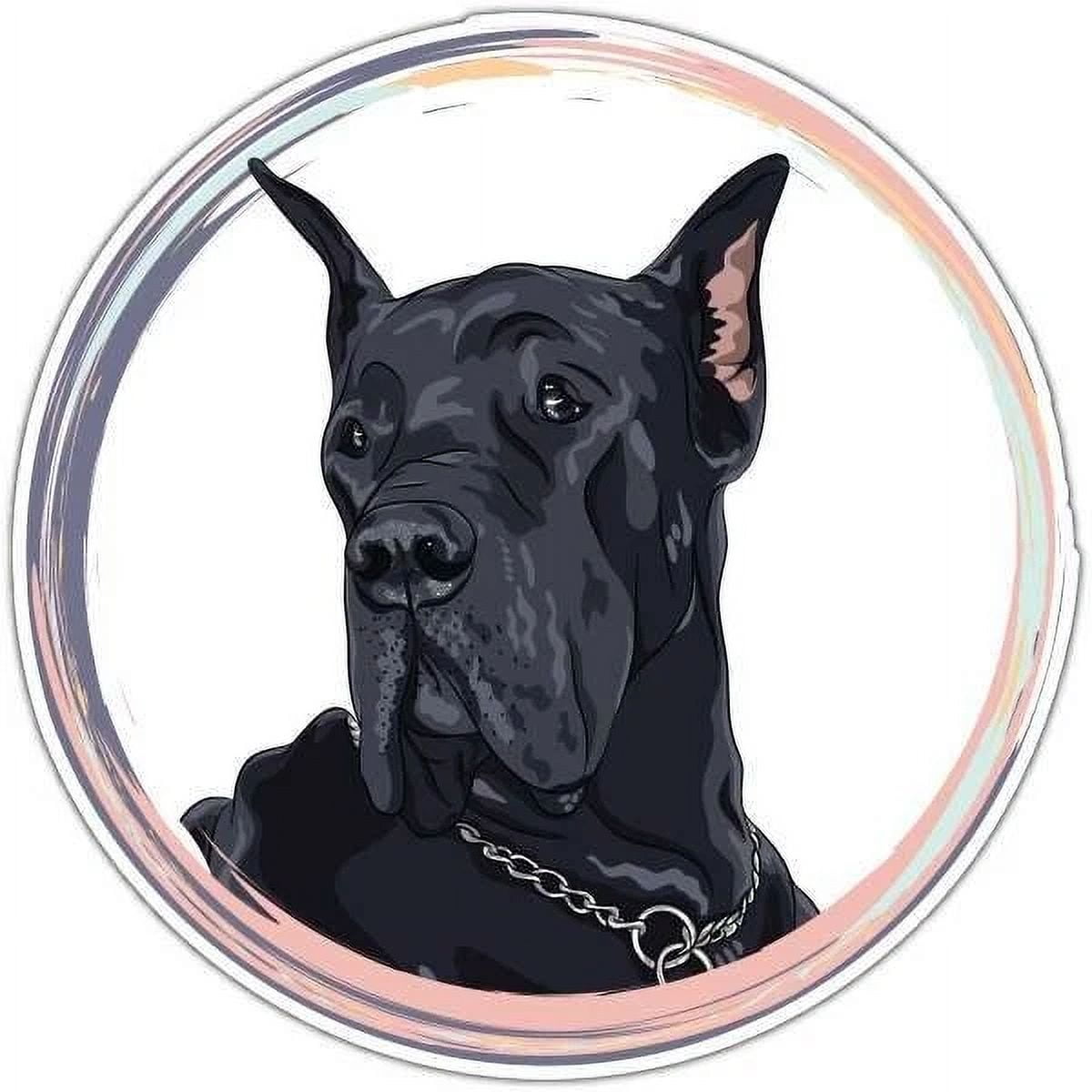 Great Dane Dog Pet Car Window Stickerphone Decal Water Bottle Stickers ...