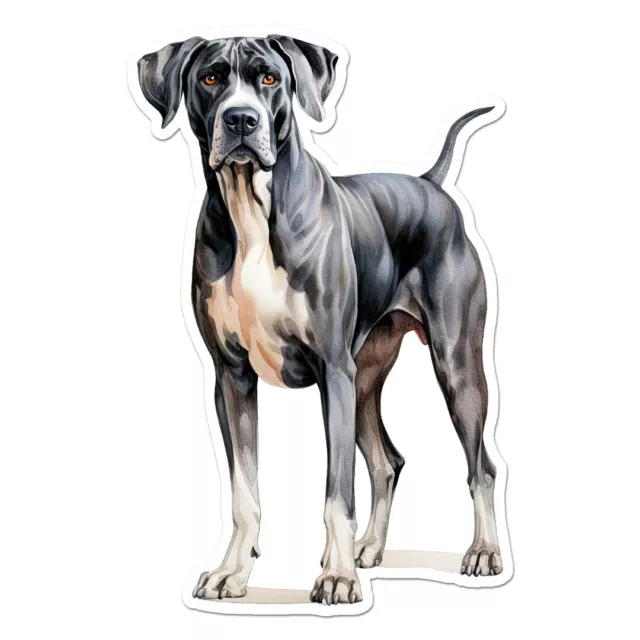 Great Dane Dog Sticker Phone Decal Water Bottle Stickers Car Decals ...