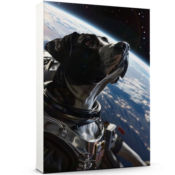 Great Dane Dog Wall Decor - Space Wall Decor - Space Wall Art - Funny ...