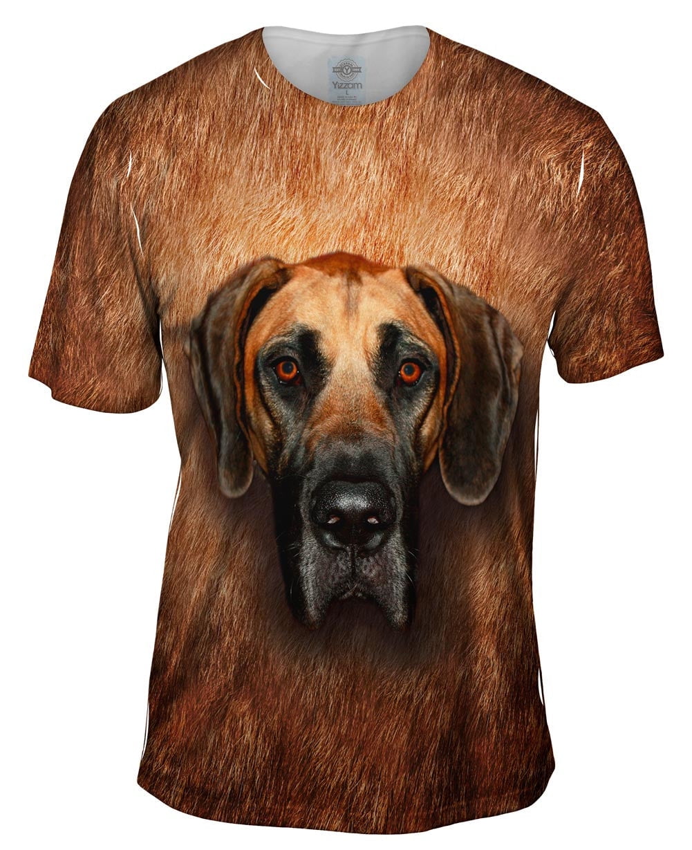 Great Dane Face Mens T-Shirt All Over Print - Walmart.com