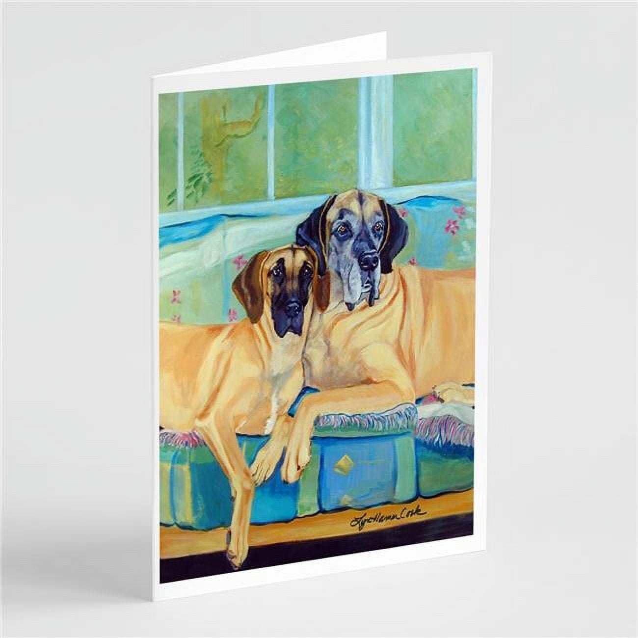 Great Dane Greeting Cards & Envelopes - Pack of 8 - Walmart.com