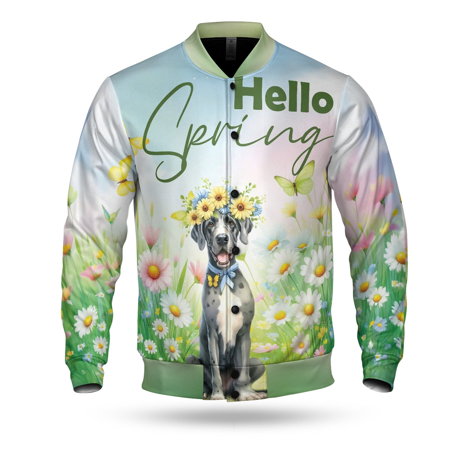 Great Dane Hello Spring Time Flower Floral Nature All Over Print 3D ...