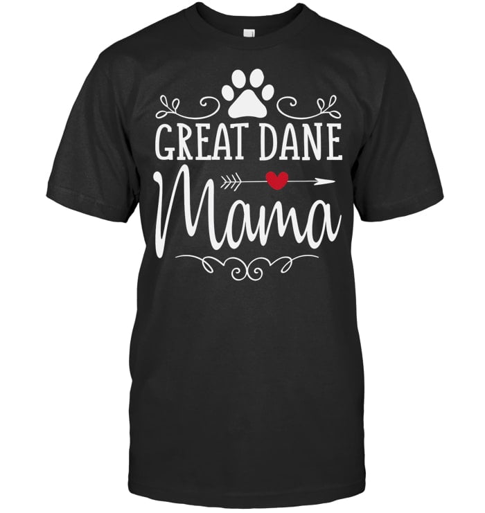 Great Dane Mama Great Dane Mama Great Dane T Shirt - Walmart.com