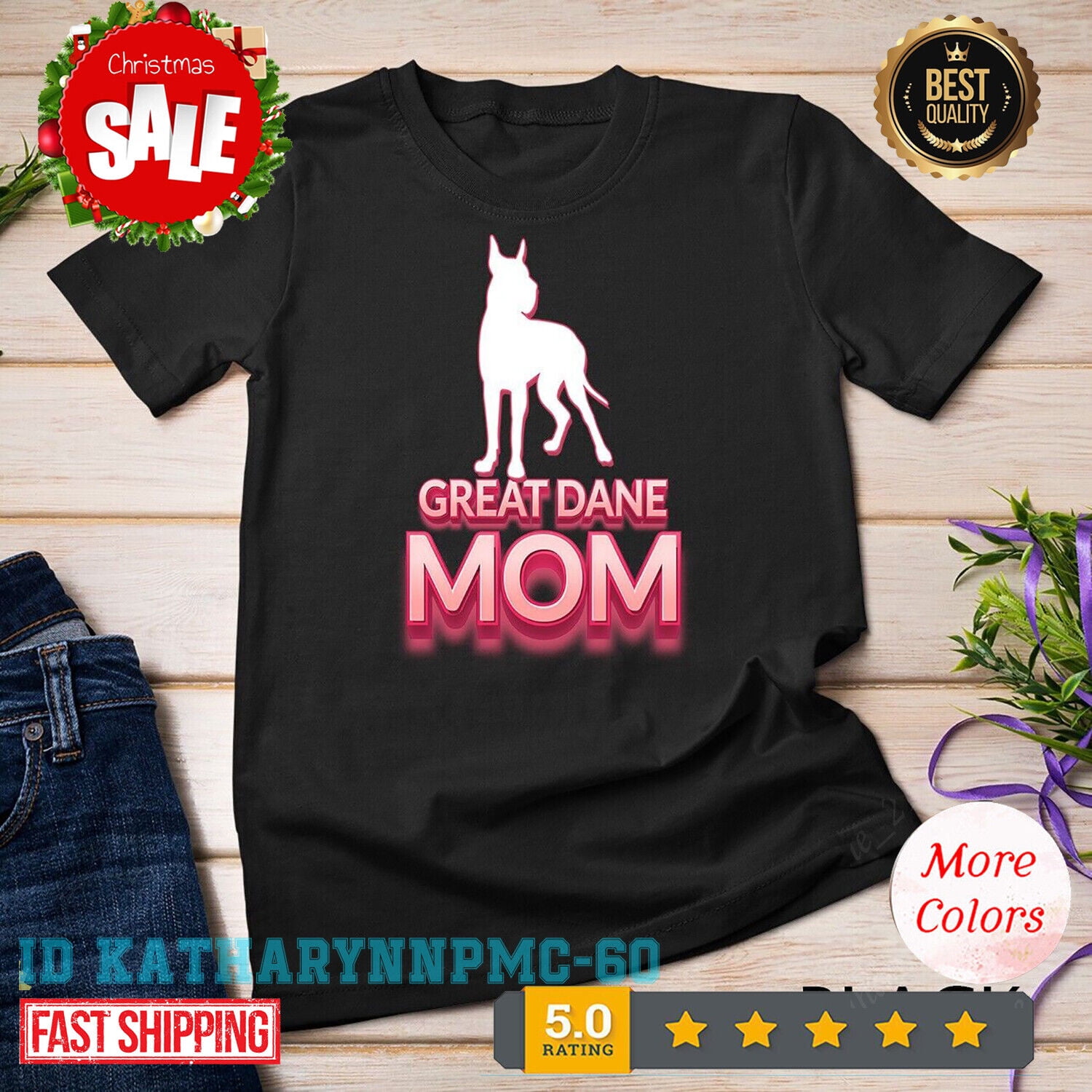 Great Dane Mom Dog Owner Gifts - Great Dane Mama Unisex T-shirt ...