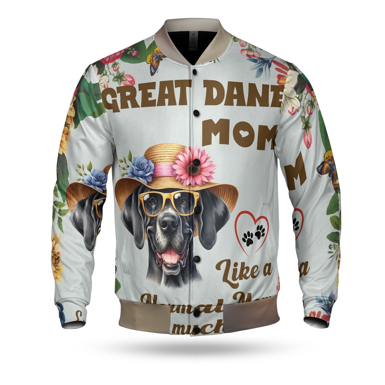 Great Dane Mom Like a Normal Mom Except Much Cooler Happy Mother's Day ...