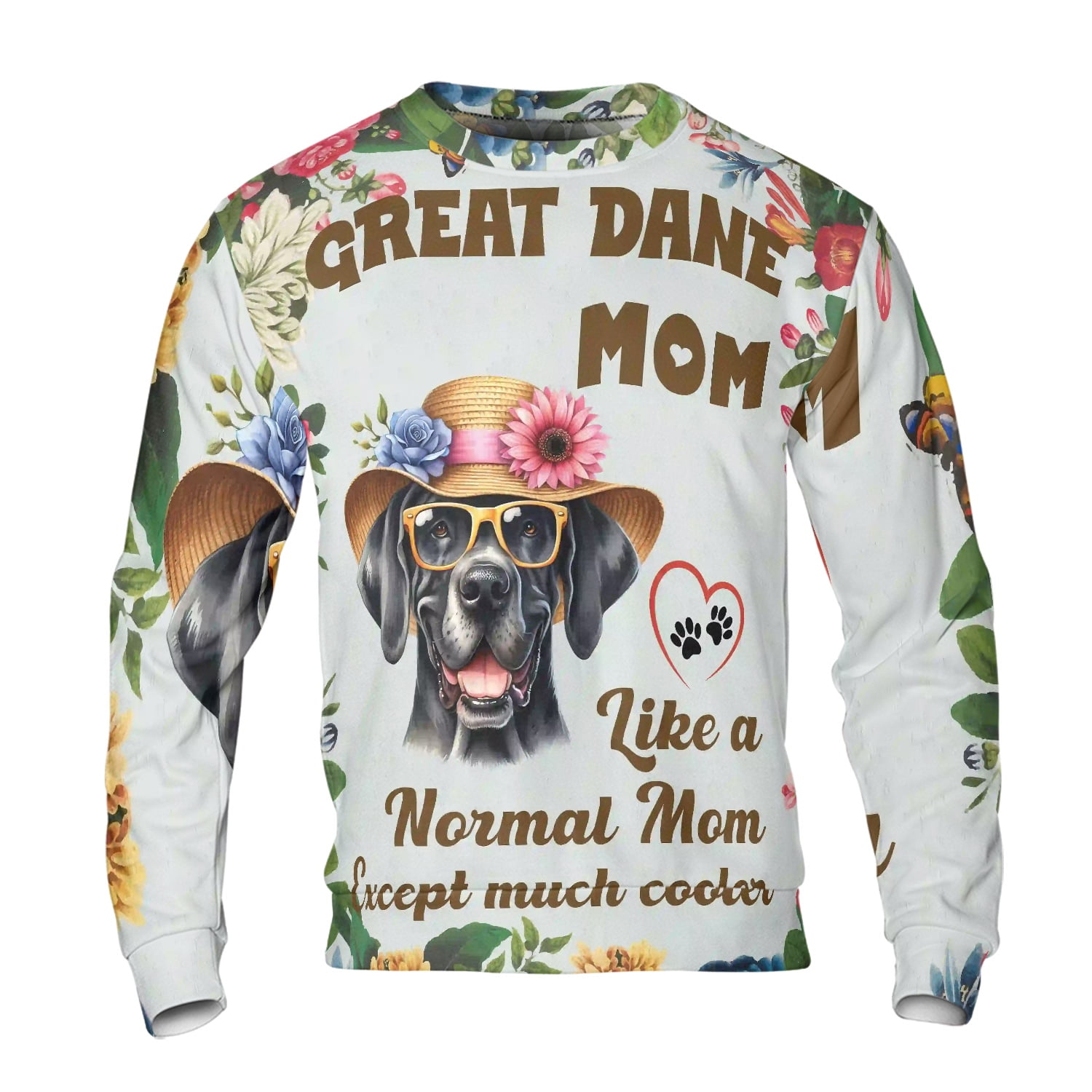 Great Dane Mom Like a Normal Mom Except Much Cooler Happy Mother's Day ...