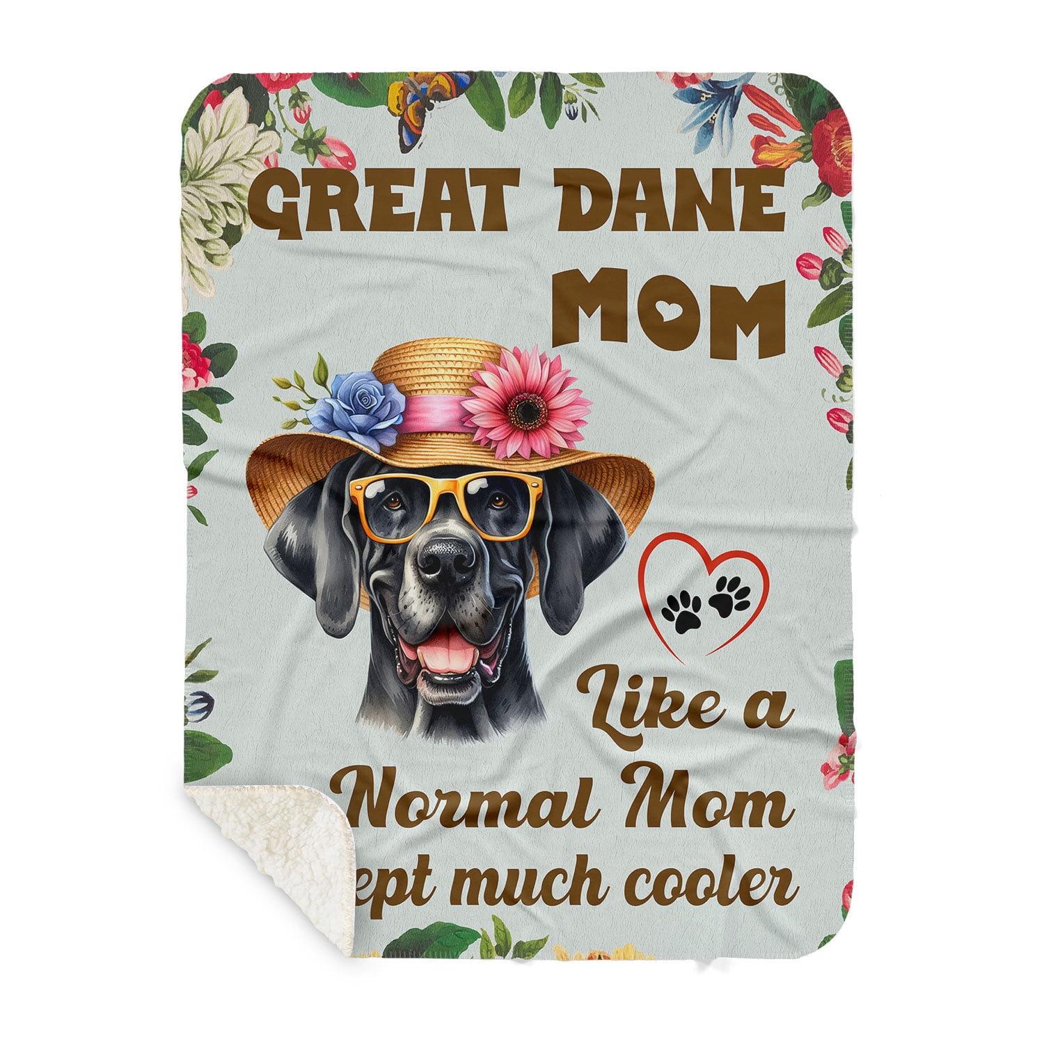 Great Dane Mom Like a Normal Mom Except Much Cooler Happy Mother's Day ...