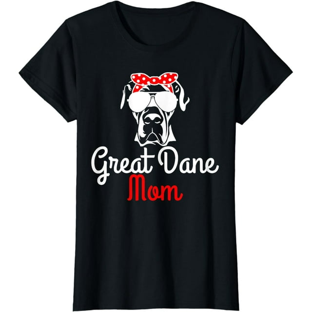 Great Dane Mom Vintage Funny Cute Dog Great Dane Mama T-Shirt - Walmart.com