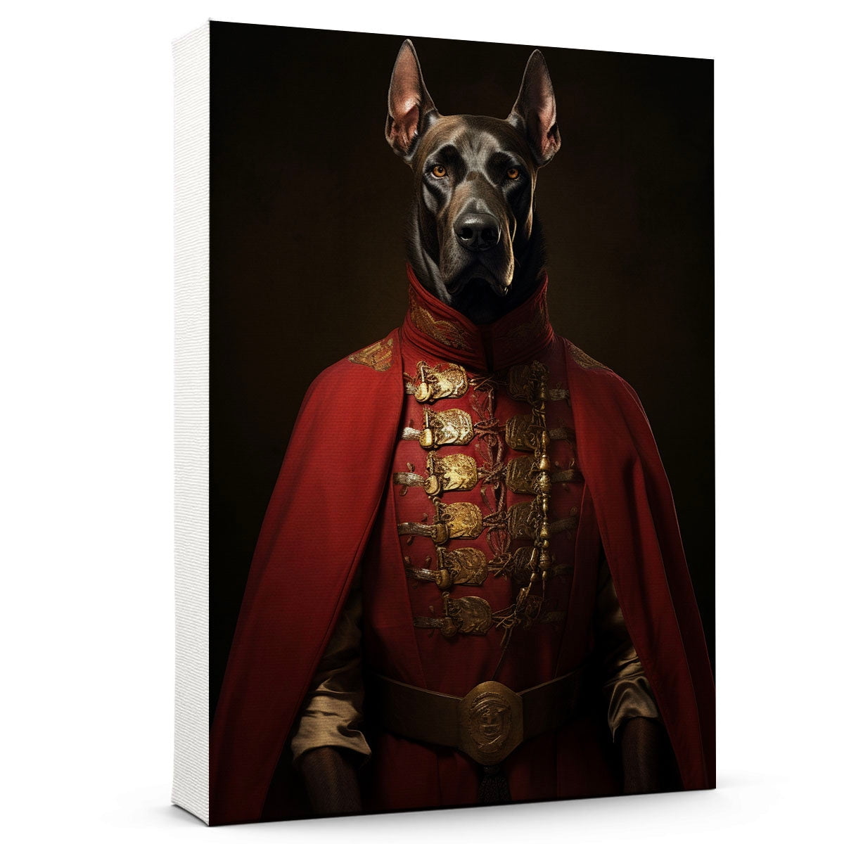 Great Dane Pet Portrait in a Royal Costume Dog in a Costume Portrait ...