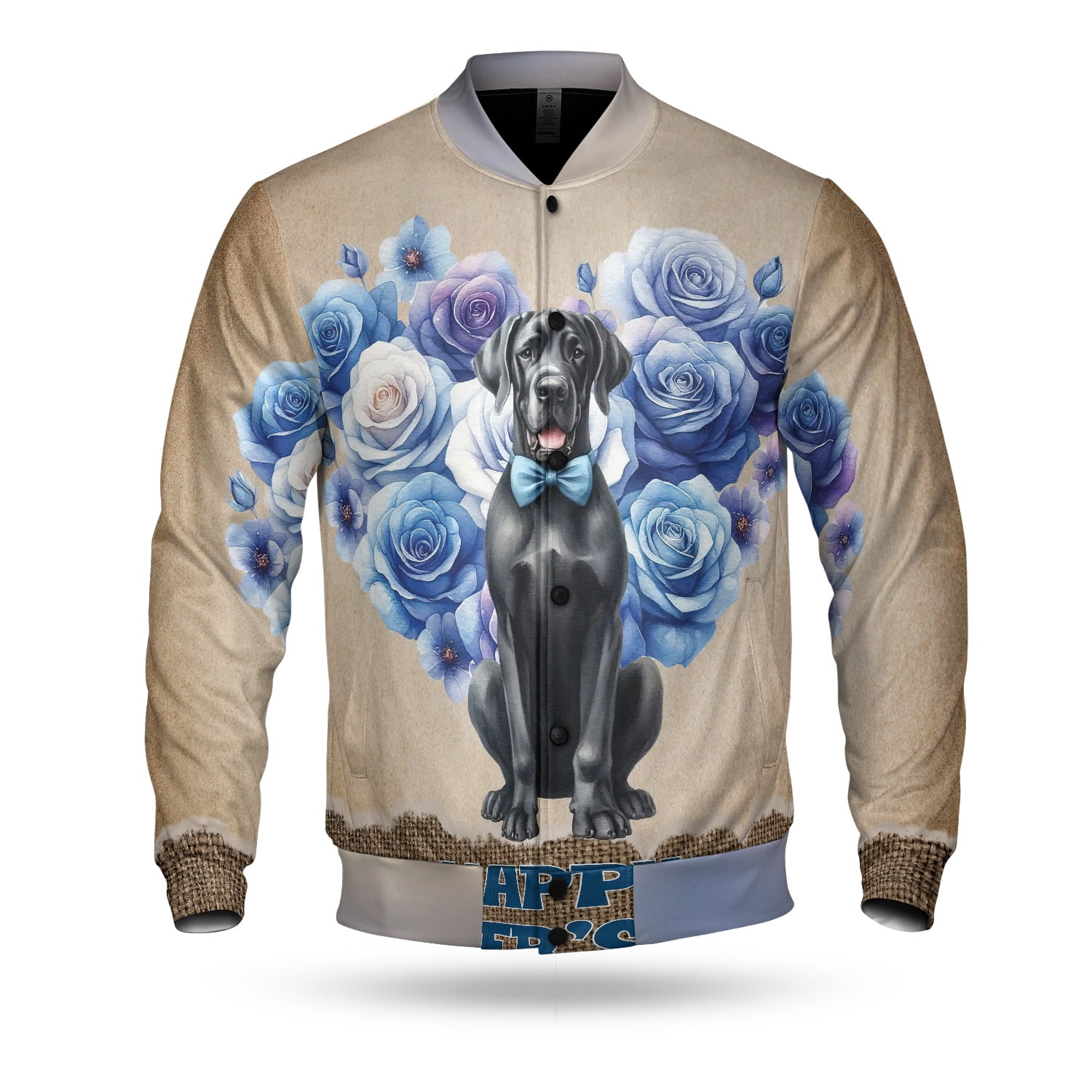 Great Dane Proud Dad Happy Father's Day All Over Print 3D Baseball ...