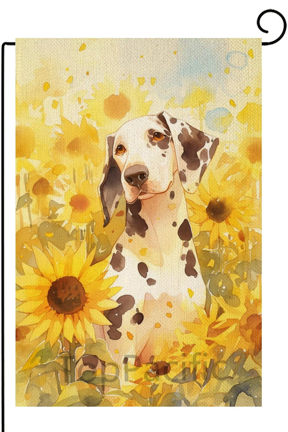 Great Dane with Sunflowers Flowers Garden Flag, Welcome Summer Garden ...